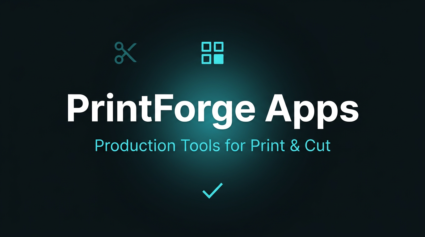 Production Tools for Print & Cut | PrintForge Apps
